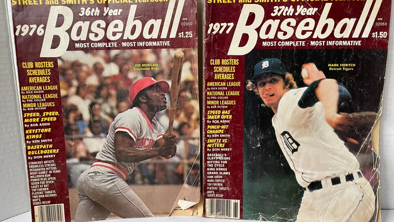 Vintage Baseball magazines – 4 Street & Smith’s issues from the 1970’s ...
