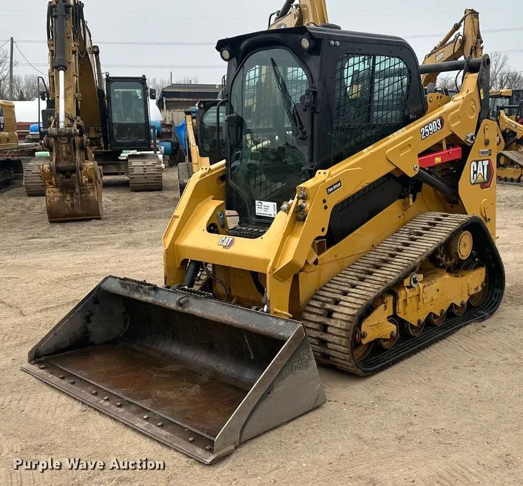 2023 Caterpillar 259D3 tracked skid steer loader - Aucteeno